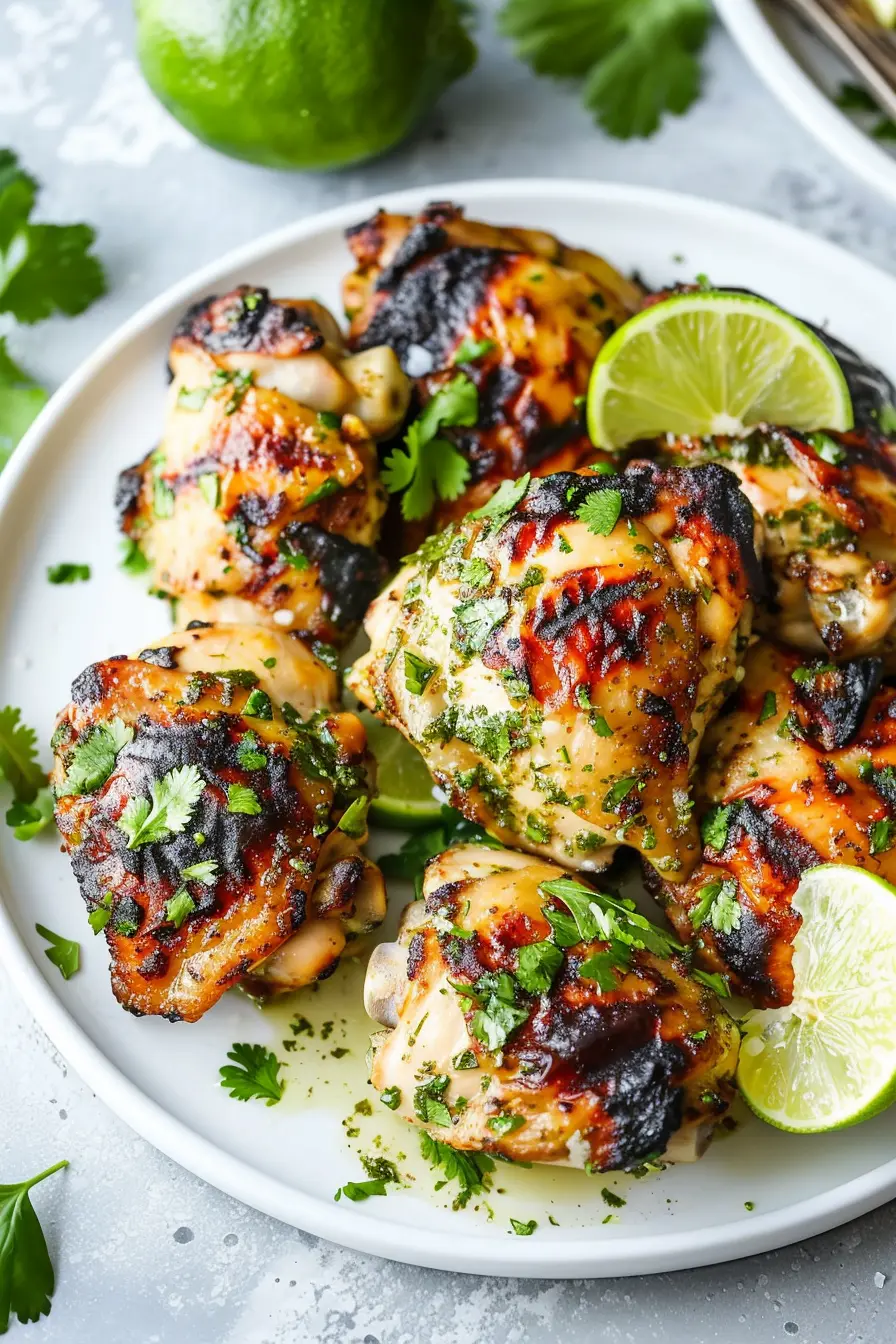 Easy Cilantro Lime Chicken Thighs Recipe to Try - Pure Taste Kitchen ...